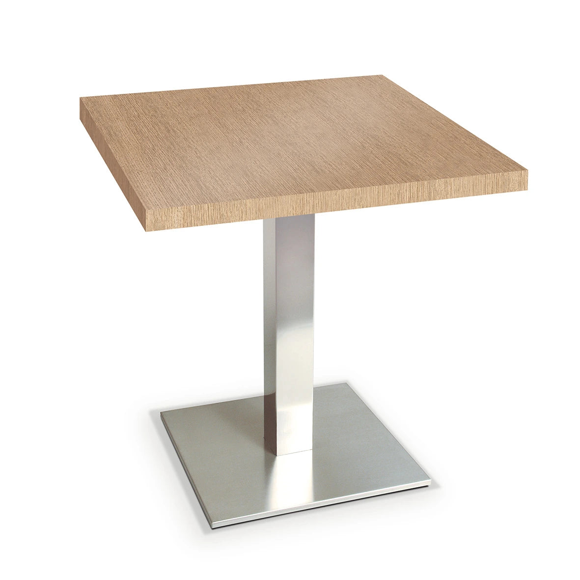ESSENTIAL 90 Square Table Inox Base – Suitality